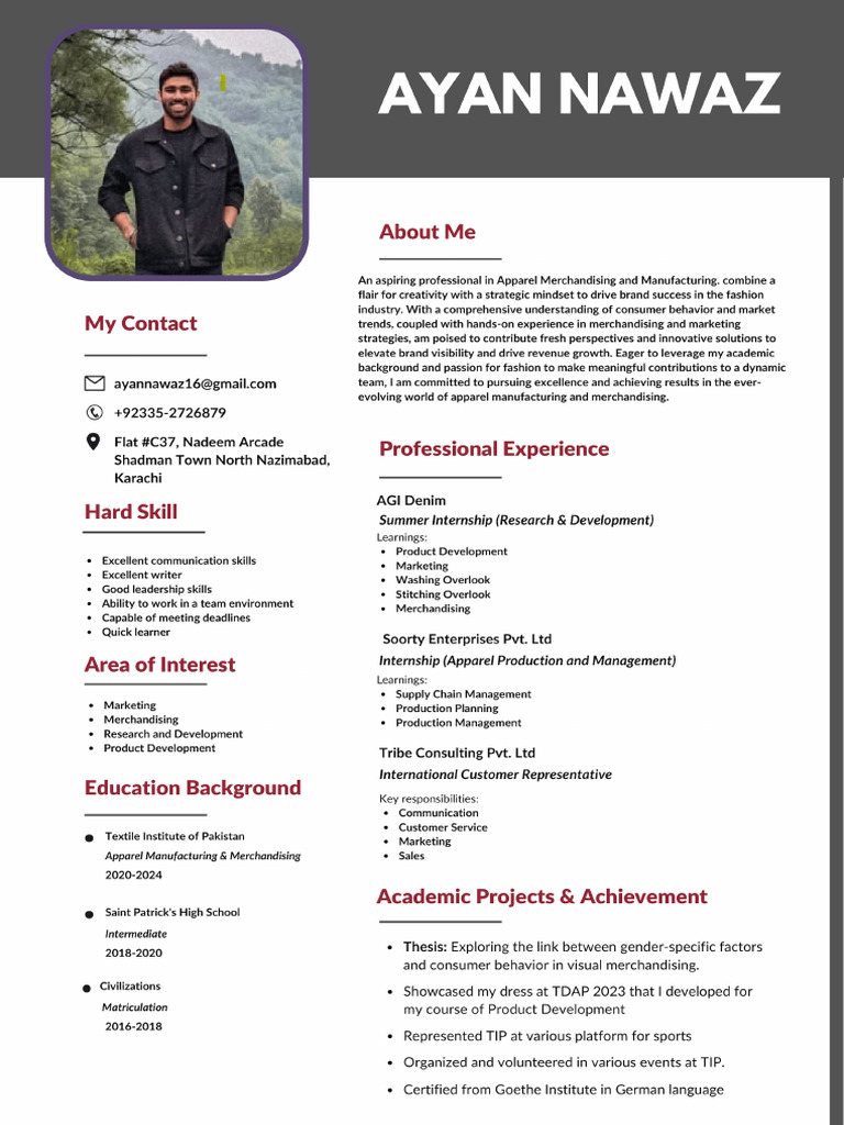Ayan Nawaz Malik Resume | PDF