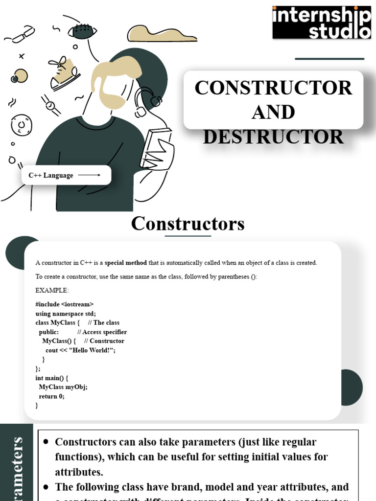 Structures & Destructures of C++ | PDF | Constructor (Object Oriented ...