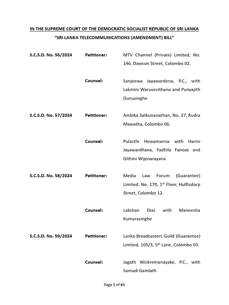 SC SD 56 60 SLT Bill | PDF | Electromagnetic Radiation | Radio