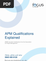 Apm Body of Knowledge 7th Edition PFQ Sample Exam Paper Digital | PDF ...