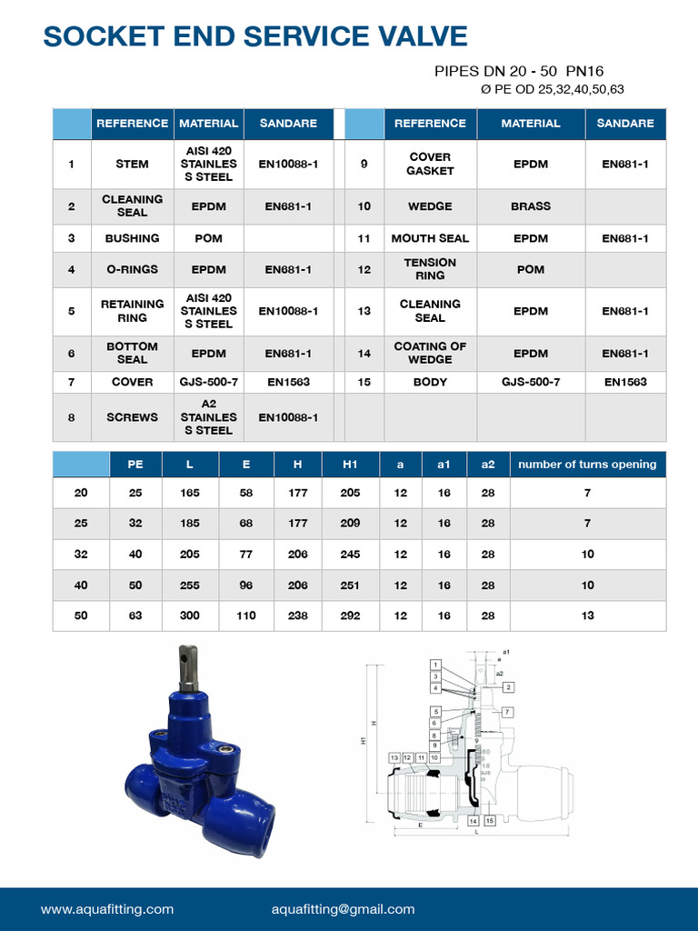 Socket End Service Valve | PDF | Mechanical Engineering | Gas Technologies