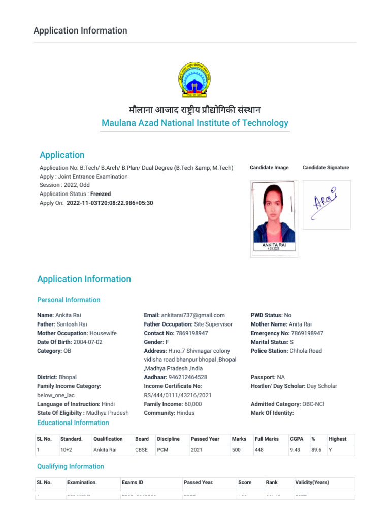 SMILE - Candidate Application Information | PDF