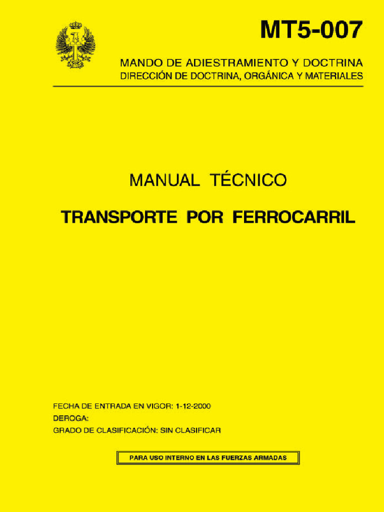 Manual Transporte Ferrocarril | Descargar gratis PDF | Transporte ...