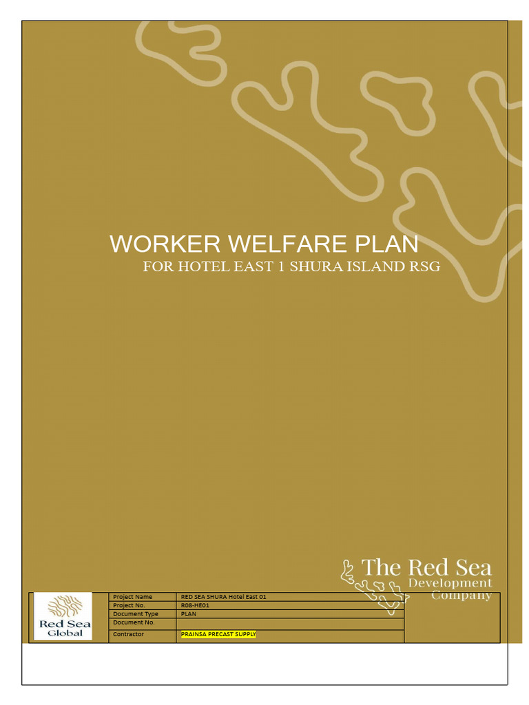 Worker Welfare Plan | PDF | Employment | Occupational Safety And Health