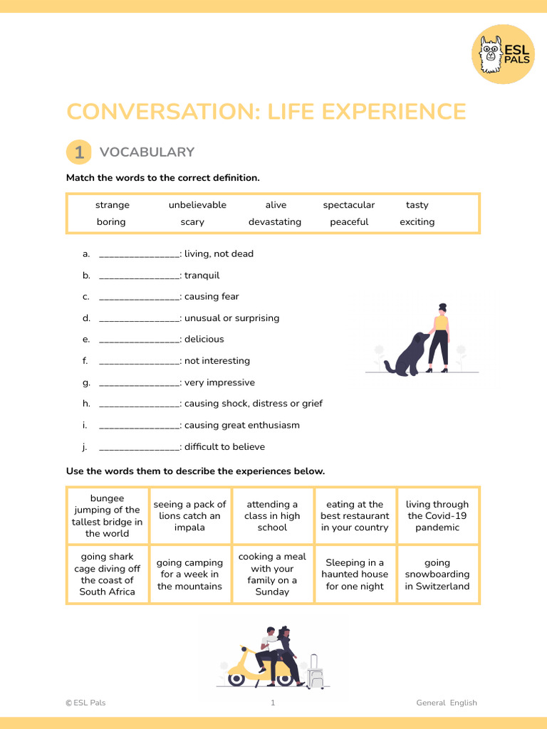 Life Stages and Experiences Vocabulary Guide | PDF | Adolescence | Adults