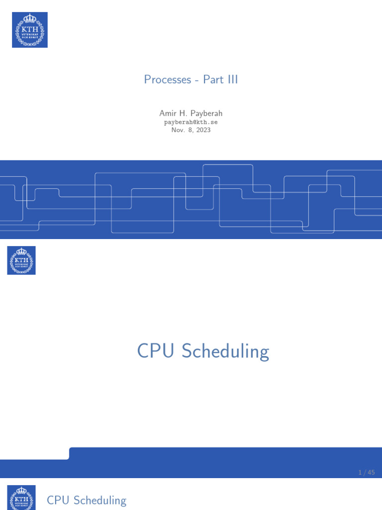 04_process_part3 (2) | PDF | Scheduling (Computing) | Process (Computing)