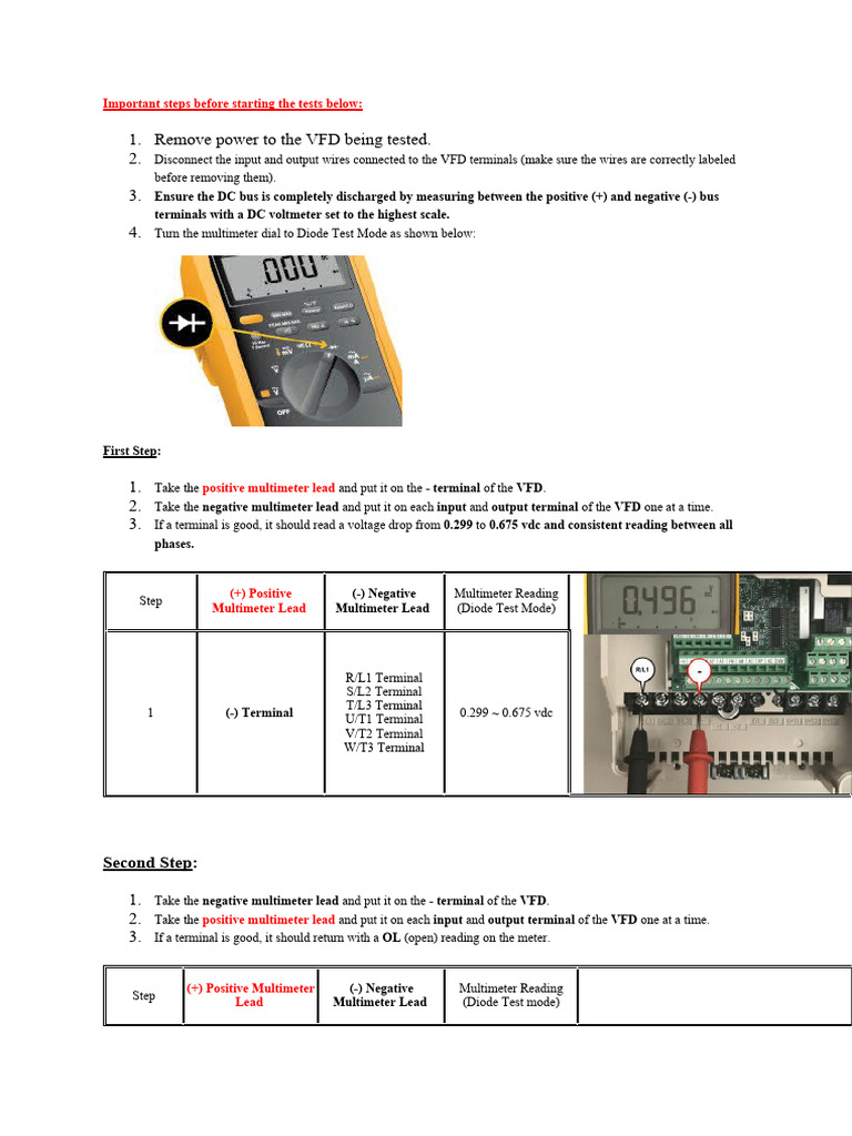 Vfd Testing | Download Free PDF | Electronic Engineering | Equipment