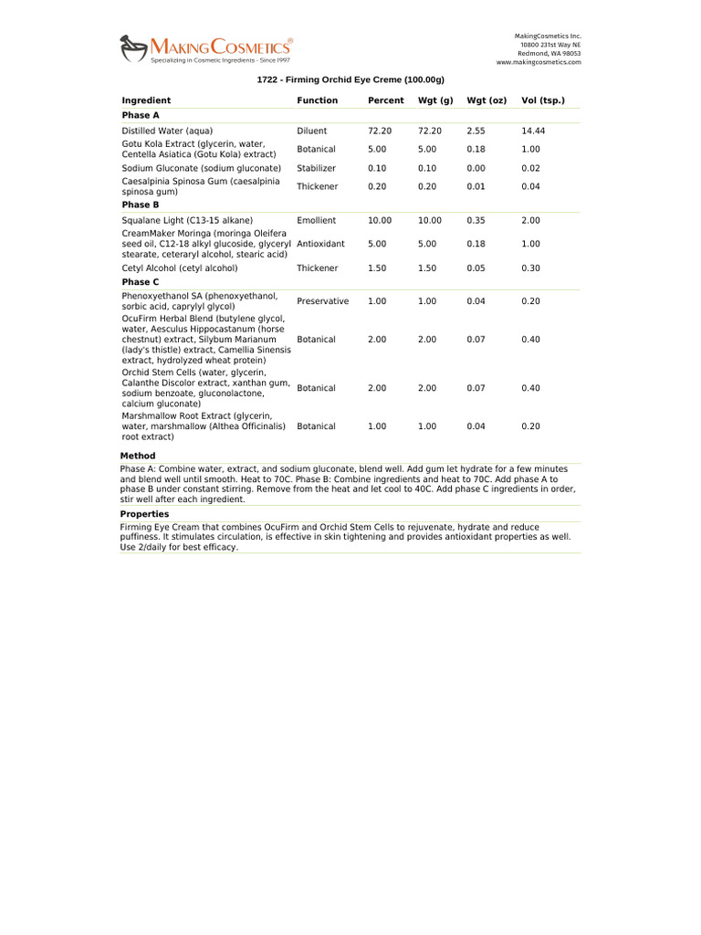 Recipe Marsh Mallow Extract | PDF | Glycerol