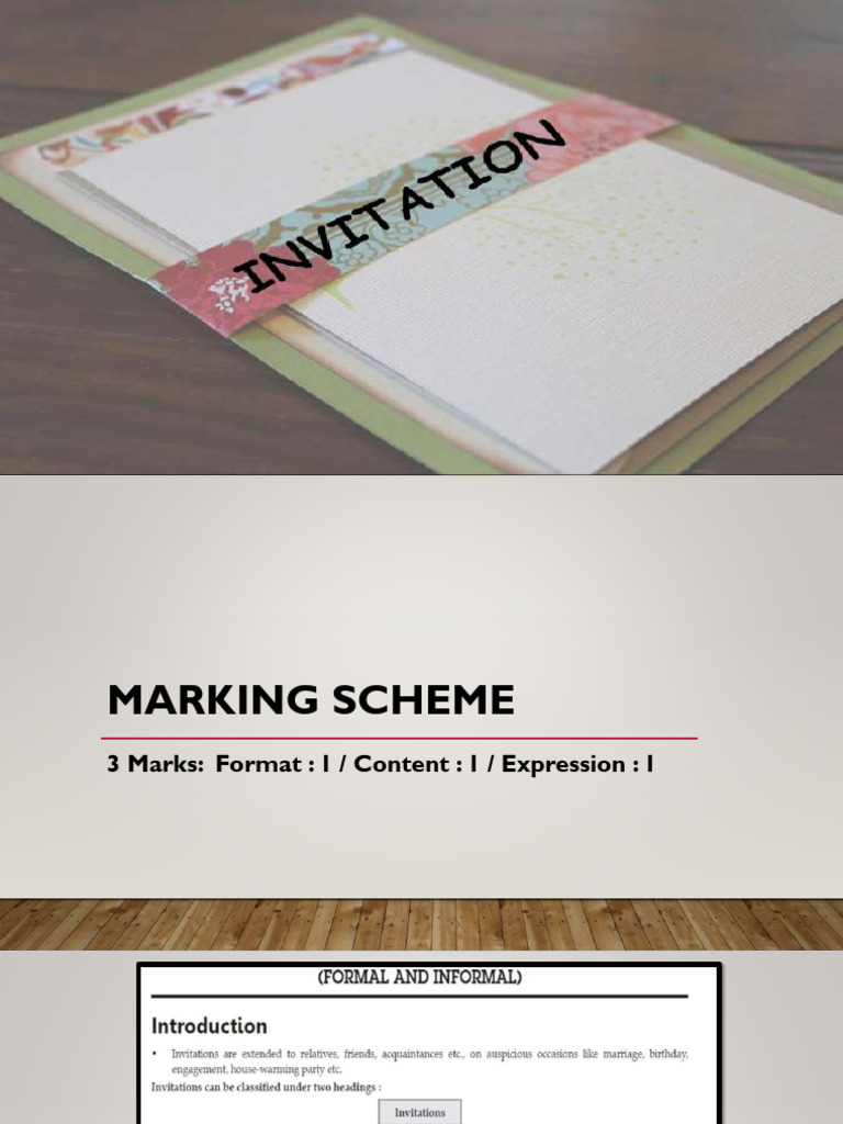 Invitation Writing | PDF