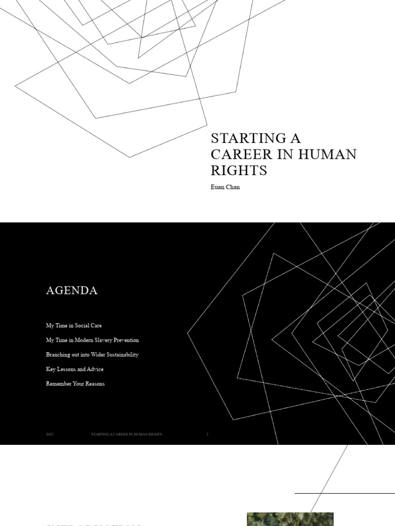 Starting A Career in Human Rights | PDF | Sustainability | Social Work