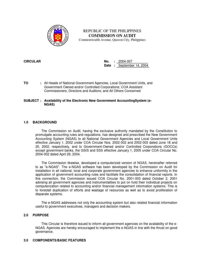 Republic of The Philippines: Commission On Audit | PDF | Audit | Accounting