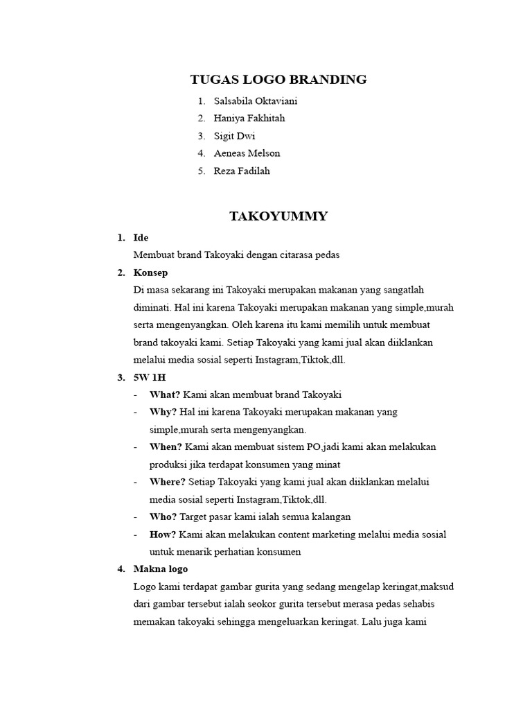 Tugas Logo Branding | PDF | Ilmu Sosial