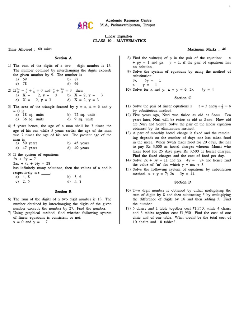 Class 10 Physics | PDF | Equations | Mathematical Analysis