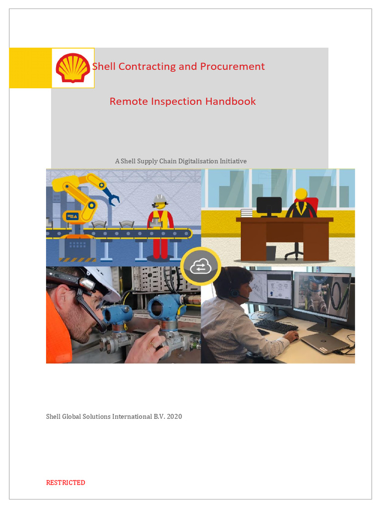 Remote Inspection Handbook v.2 | PDF | Supply Chain | Procurement
