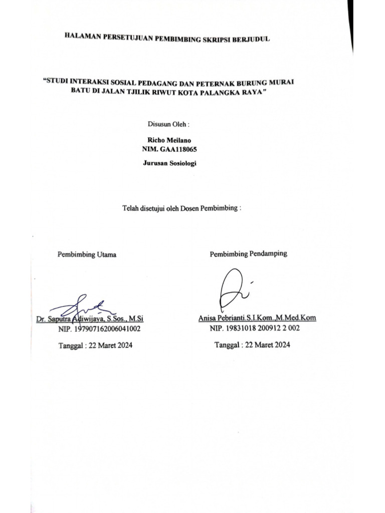 TTD Persetujuan | PDF