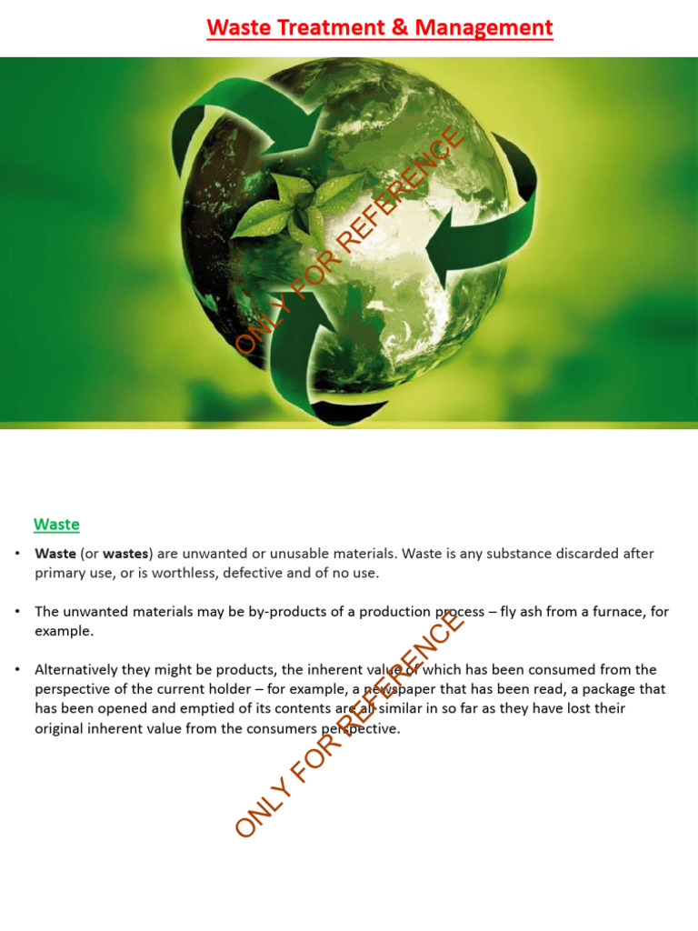 Comprehensive Guide to Waste Management | PDF | Waste | Landfill