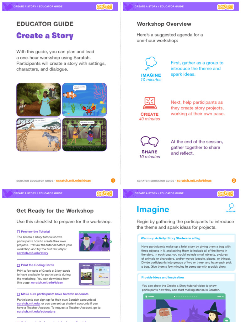 Story Guide | PDF | Scratch (Programming Language)