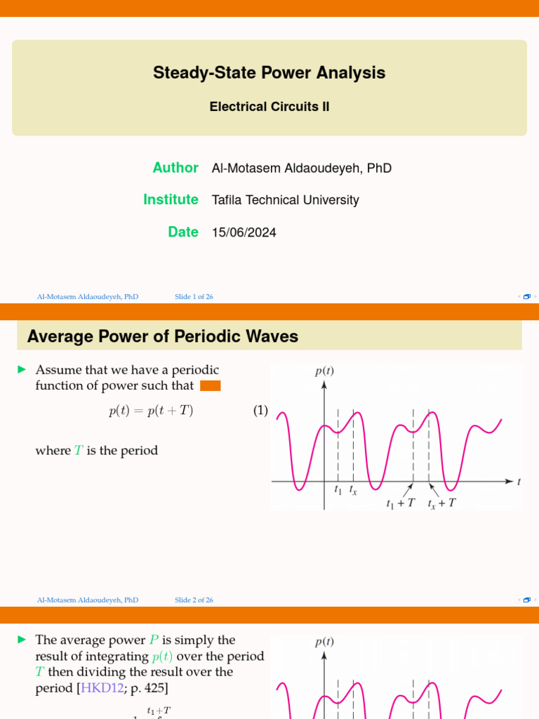 Chapter 2 - AC Circuit Power Analysis | PDF | Electrical Impedance | Metrology