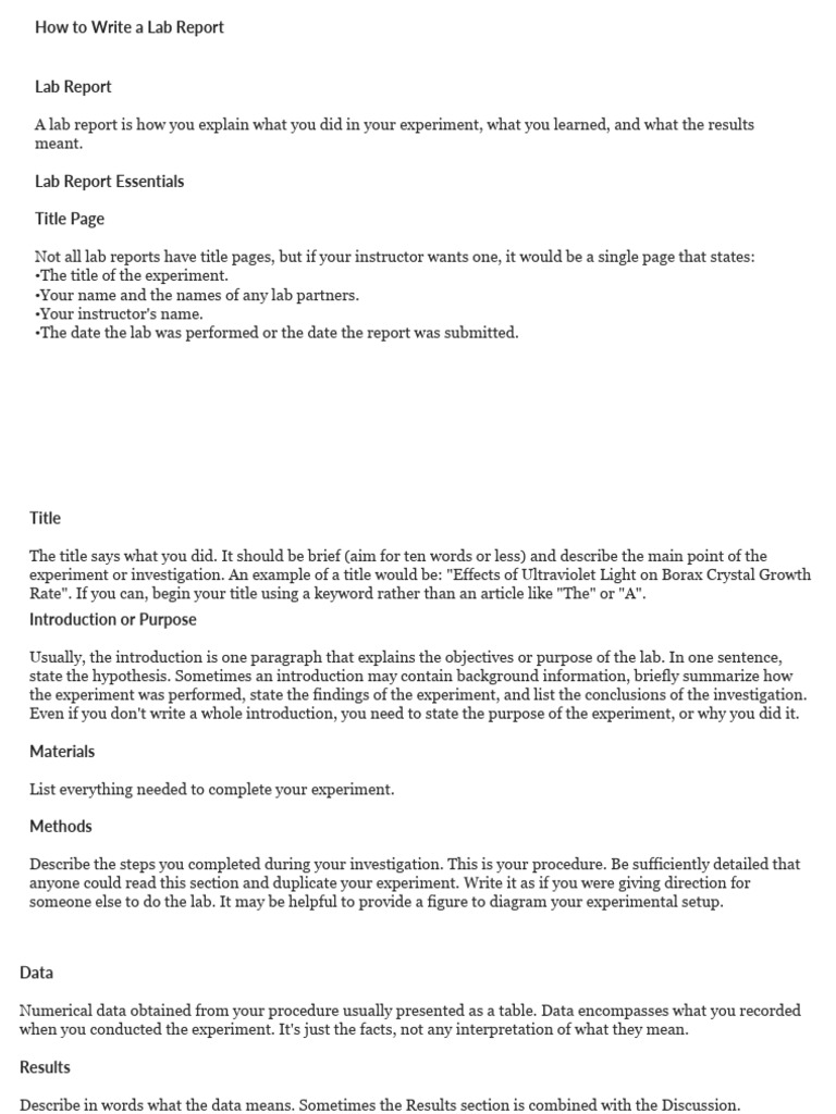 ASP - Session 9 Report Writing (Rev 2023 Jan) | PDF | Methodology | Data