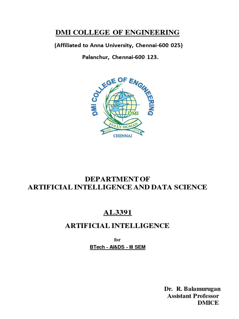 AI Notes All Units | Download Free PDF | Artificial Intelligence ...