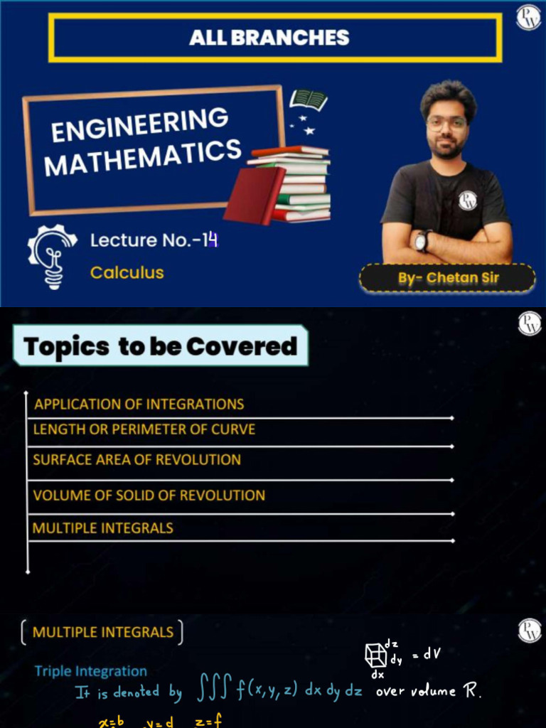 Calculus 14 - Class Notes | PDF