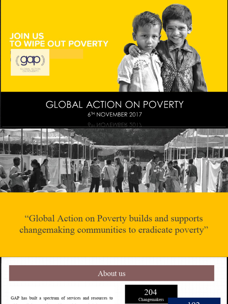 Global Action on Poverty Programs Overview | PDF | Empowerment | Economies