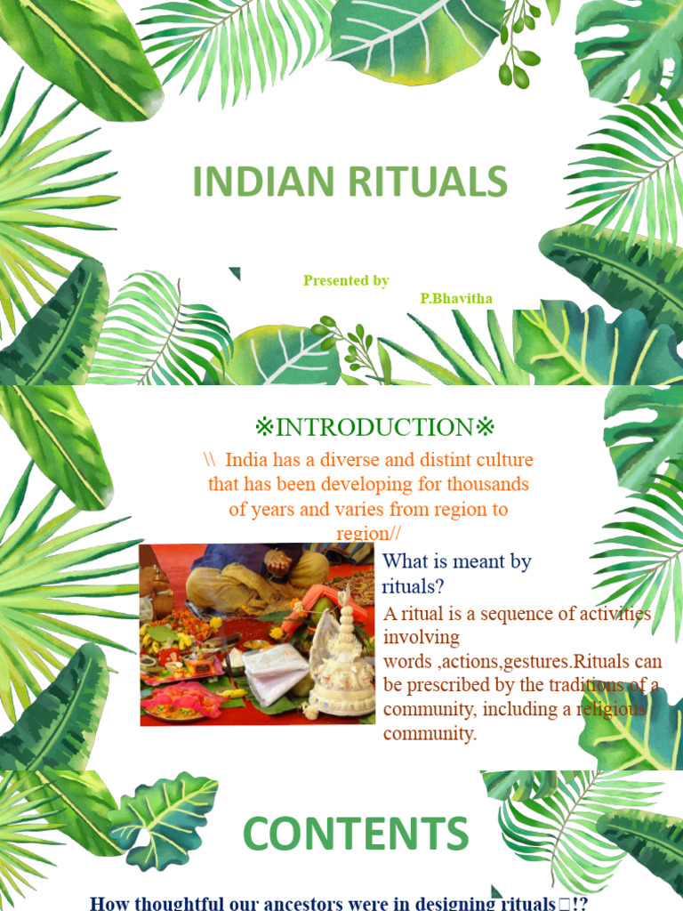 INDIAN RITUALS-WPS Office | PDF | Religion & Spirituality