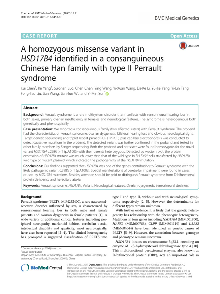 A Homozygos Missense Variant Perlaut SD | PDF | Genetic Disorder | Zygosity
