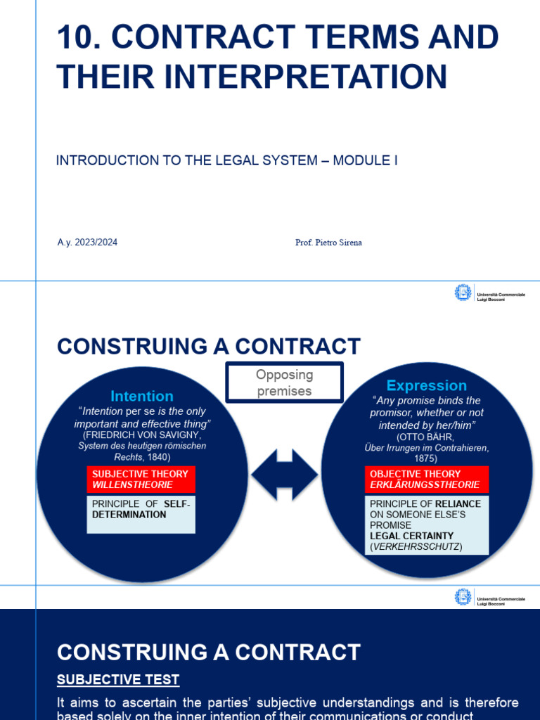 Unit 10 | PDF | Indemnity | Contractual Term