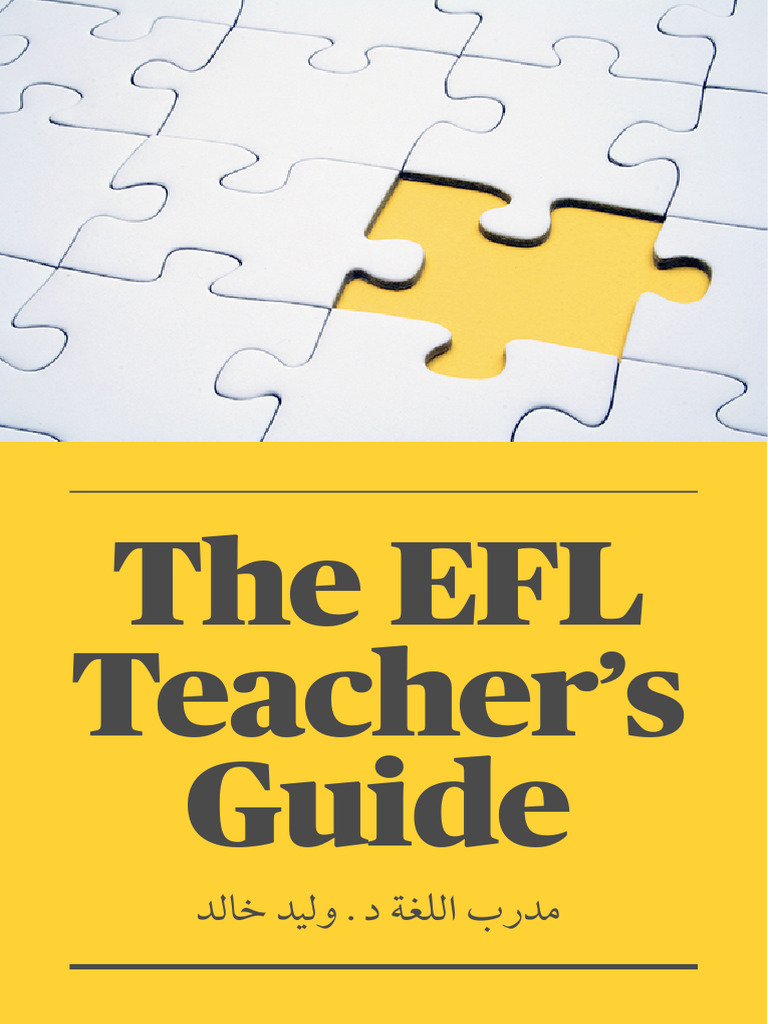 EFL Teacher's Guide-Part 1 | PDF | English As A Second Or Foreign ...