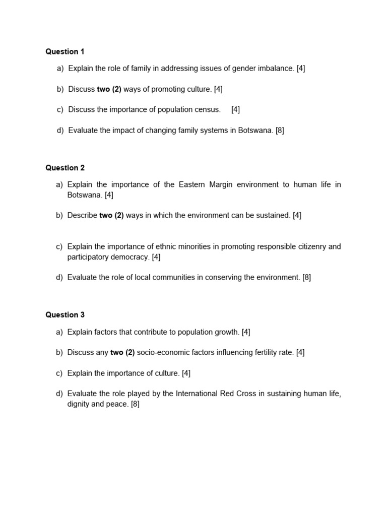 End of Year 2018 Form 4 Paper 2 | PDF | Art