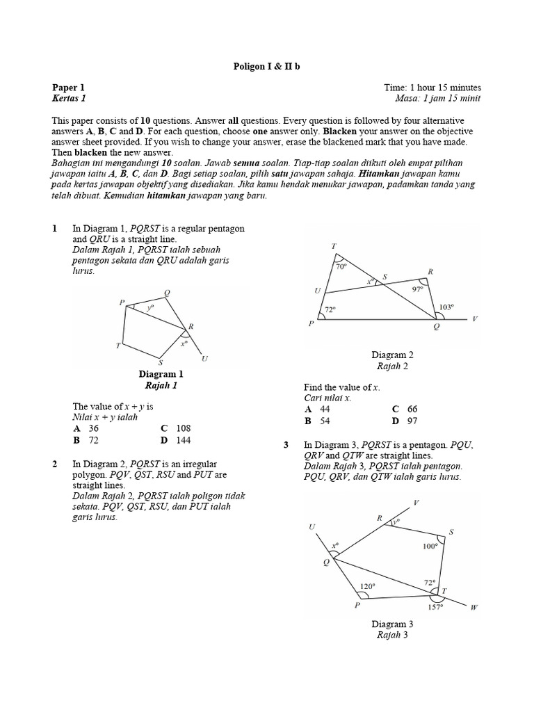 Poligon I & II B | PDF