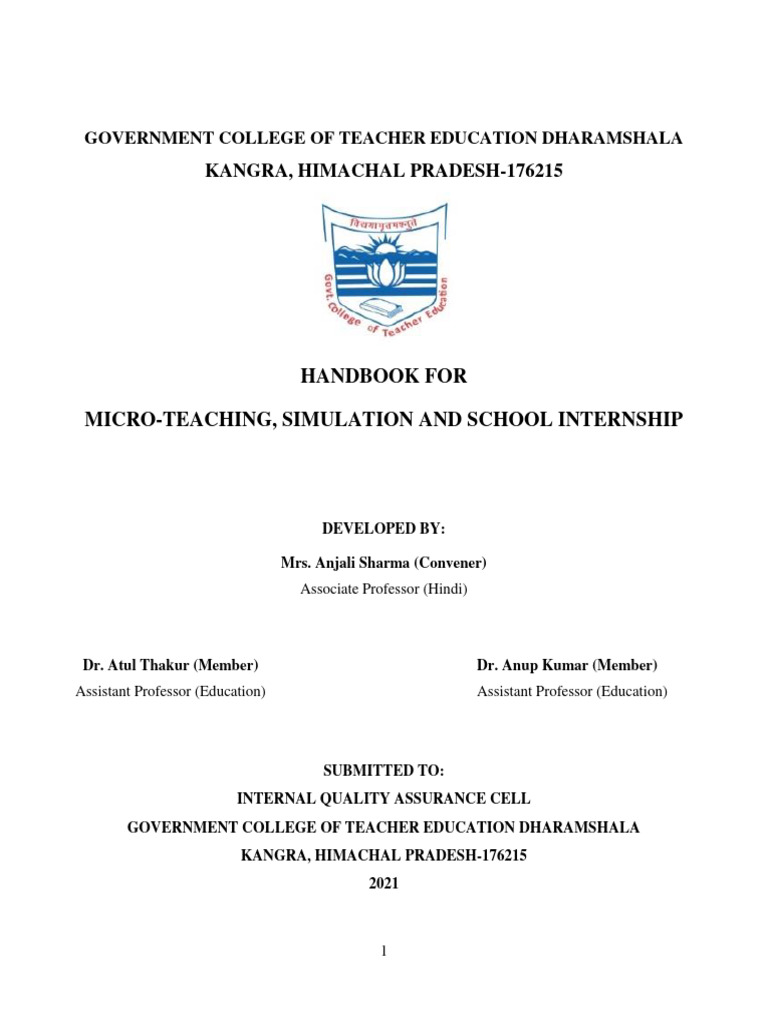 Training Manual | Download Free PDF | Teachers | Reinforcement