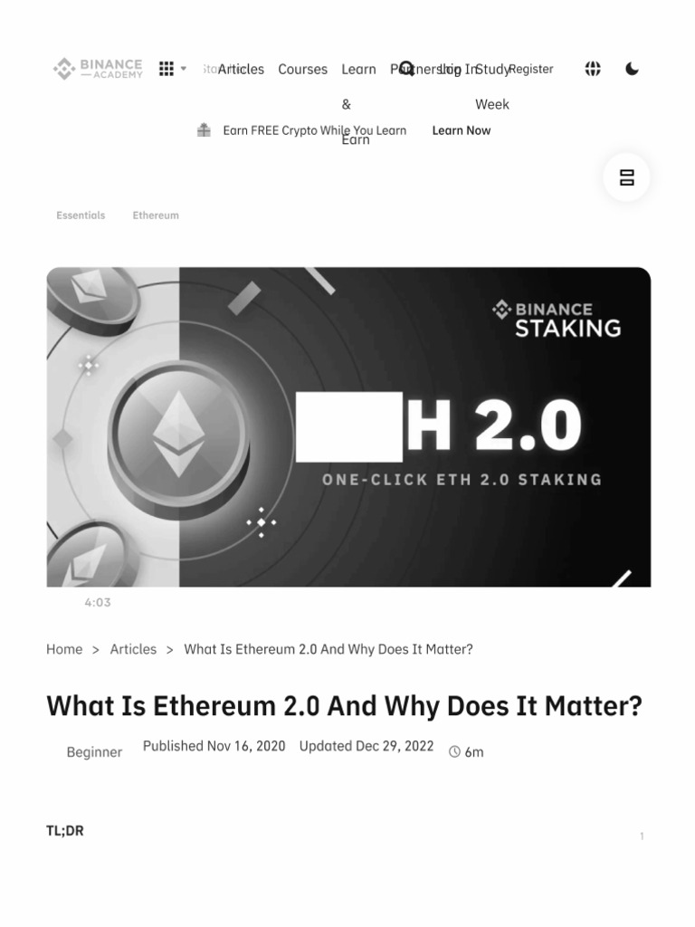 Ethereum 2.0 | PDF