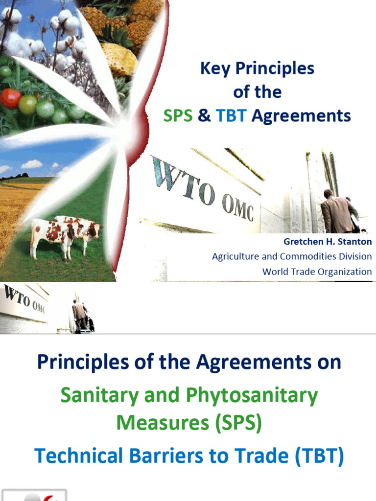 SPS & TBT Key Principles | PDF | Risk | Most Favoured Nation