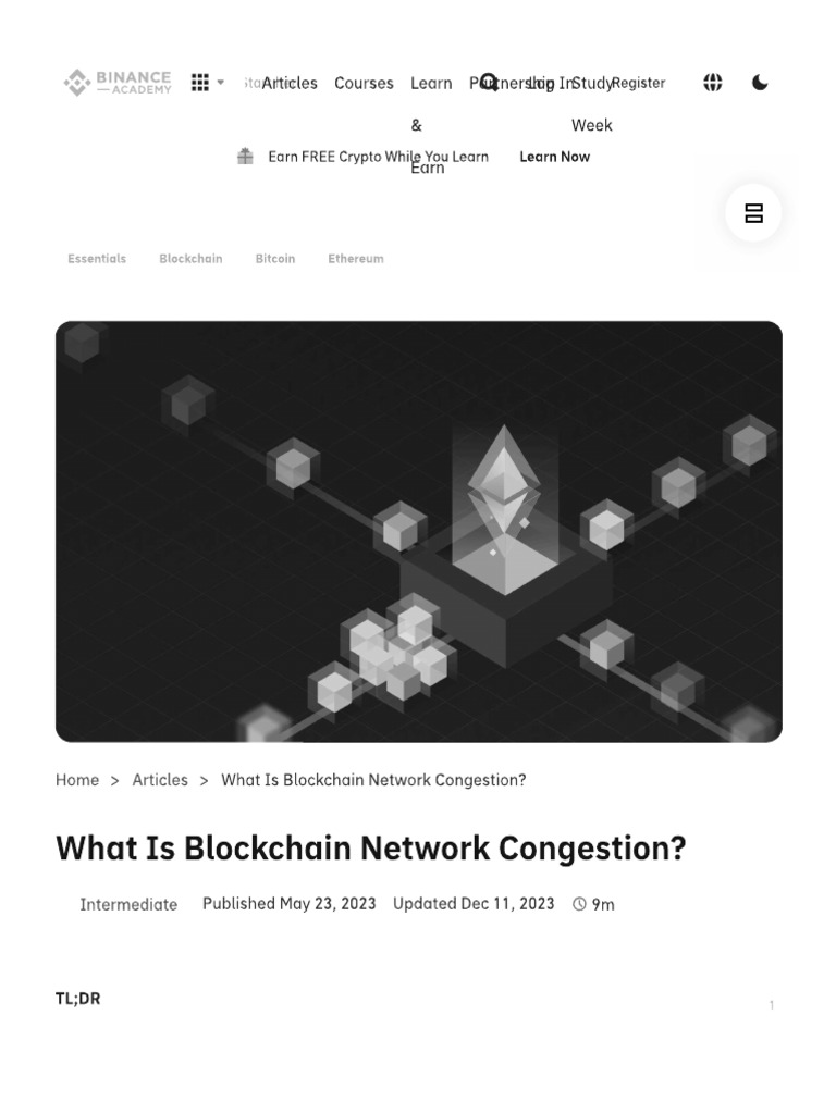 What Is Blockchain Network Congestion | PDF