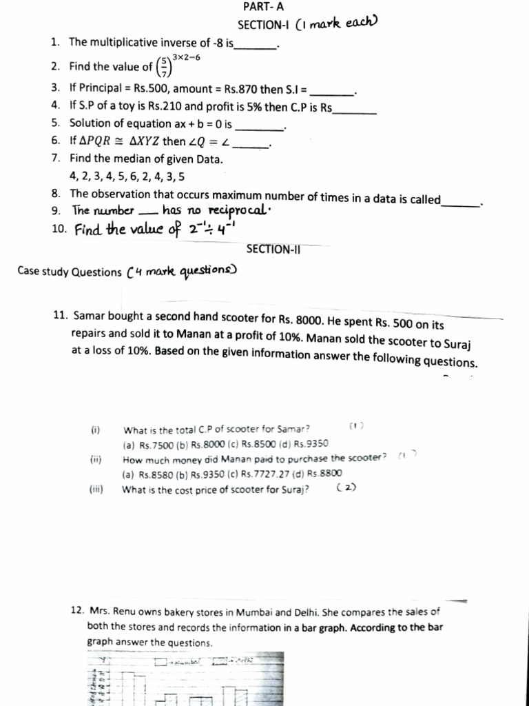 Practice Assignment Class VII | PDF | Mathematics | Elementary Geometry