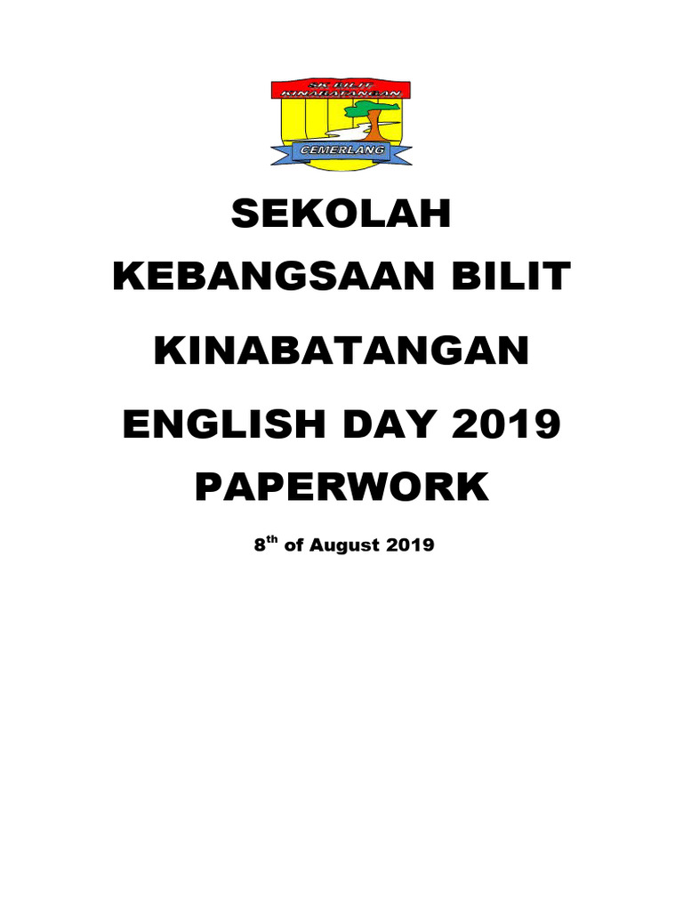 Paperwork English Day 2019 | PDF | Human Communication