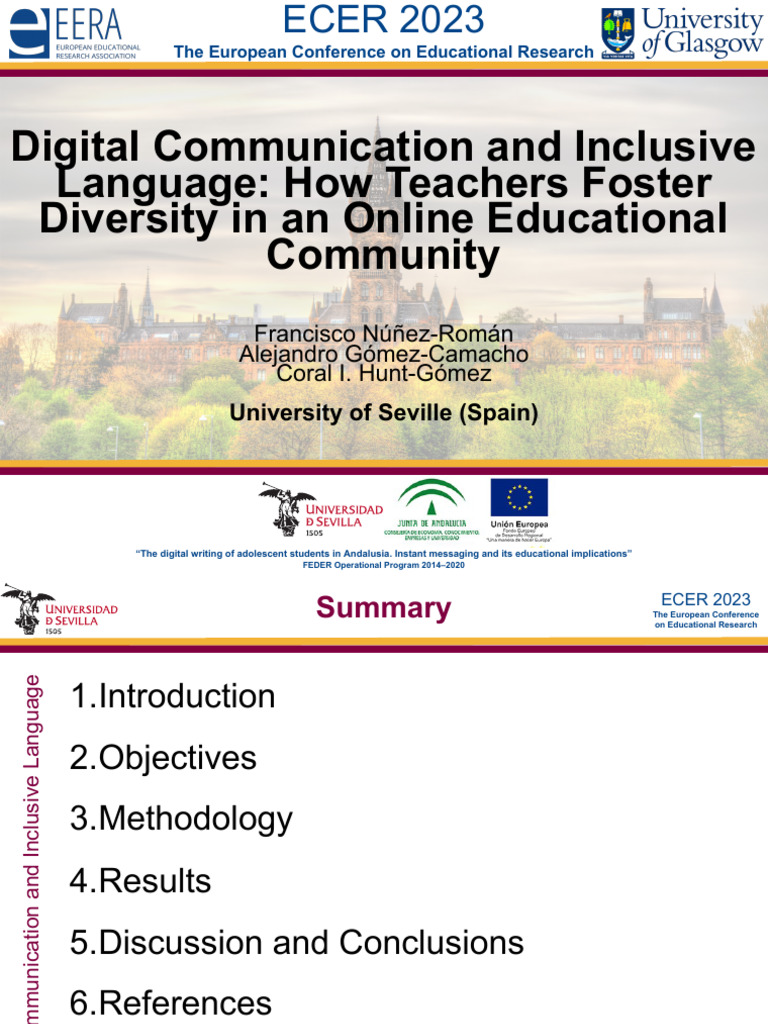 PPT - 2023 - ECER - Digital Communication and Inclusive Language | PDF ...