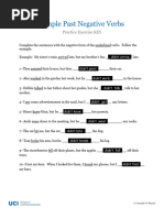 French Negation Practice Worksheet | PDF