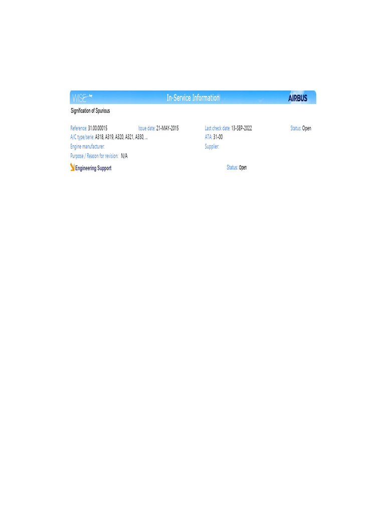 Understanding Spurious Messages in A320 | PDF | Airbus | Aviation