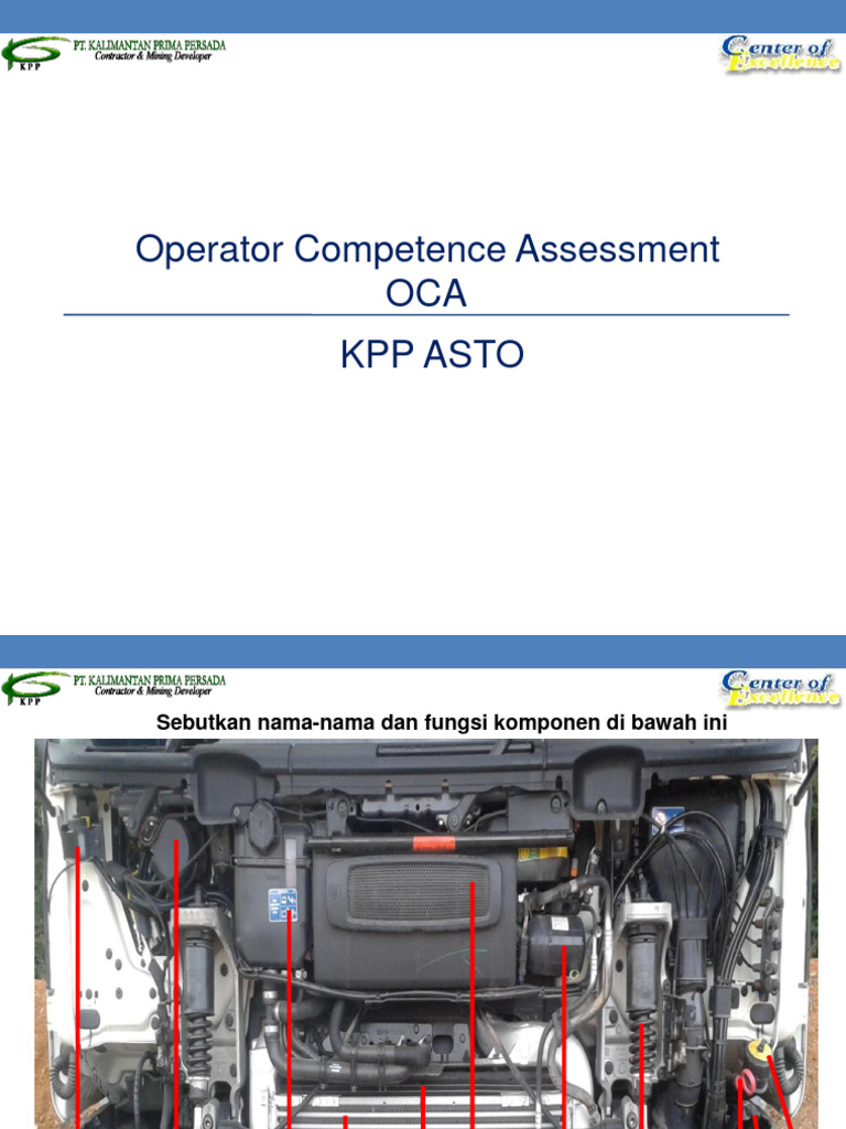 Materi LD Operator Competence Assessment (OCA) Asto | PDF