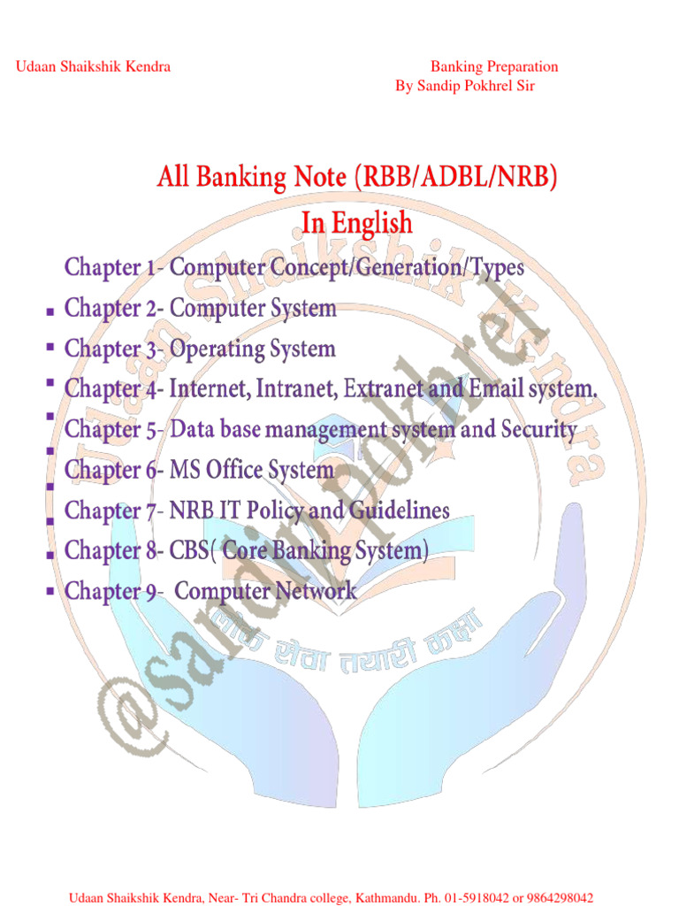 Banking Notes | PDF | Computing | Computer Science Banking Notes | PDF | Computing | Computer Science