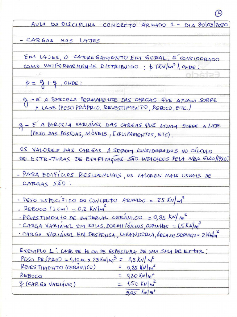 Aula Sobre Lajes - Paarte I | PDF