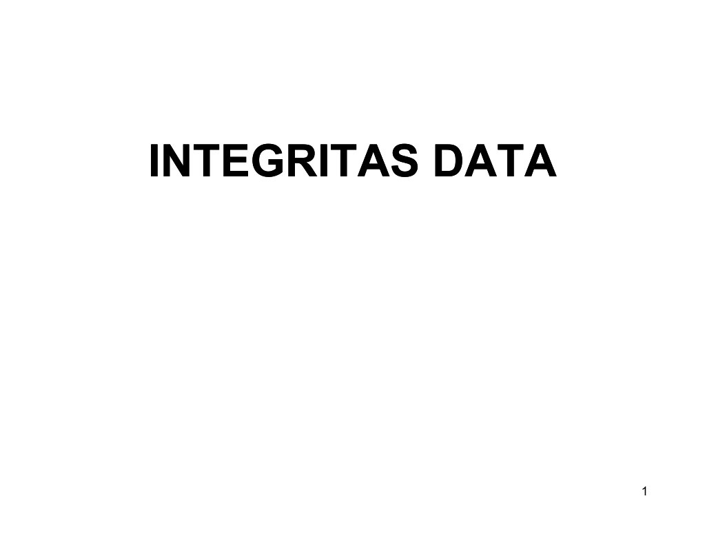 9 Integritas Data | PDF