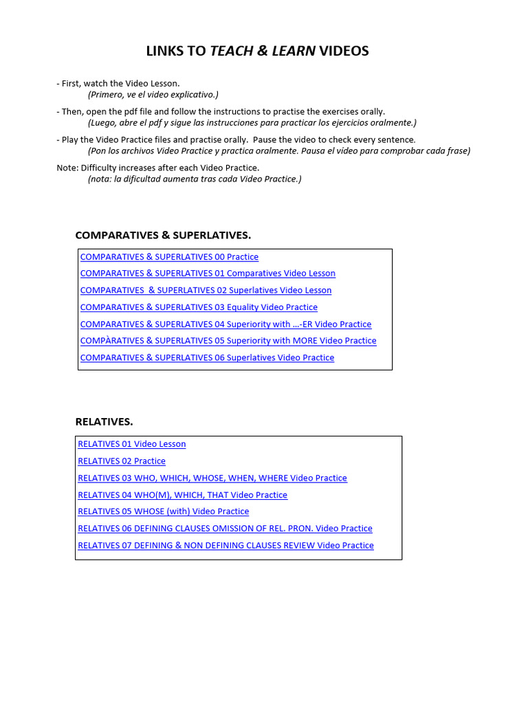Virtual SENA: English Learning Videos | PDF | Languages | Foreign ...