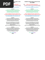 STAND STILL Lyrics | PDF