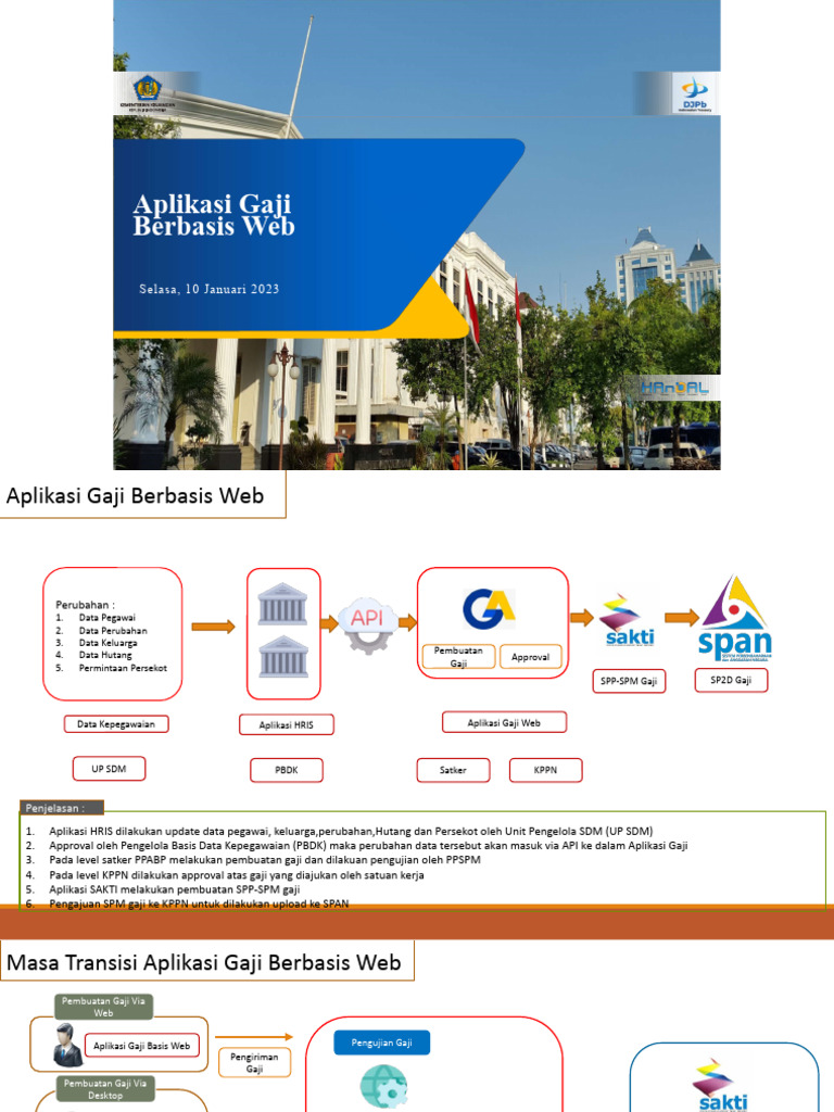 Materi Gaji Berbasis Web | PDF