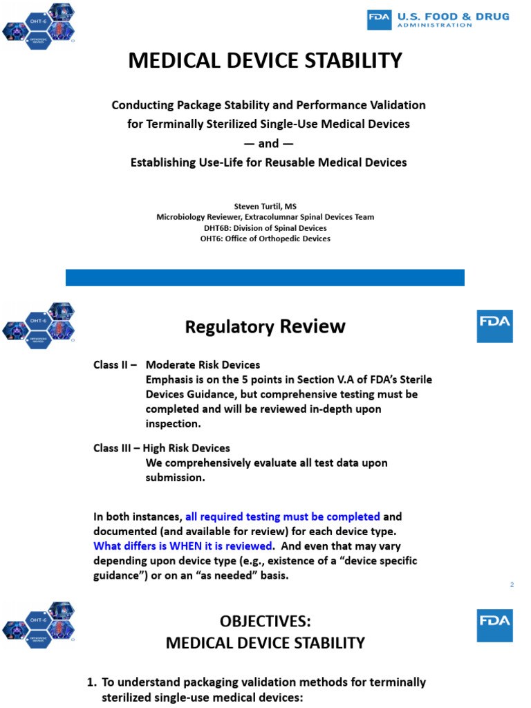 STABILITY PACKAGING ANDREUSABLES Final 1 | PDF | Medical Device | Shelf ...