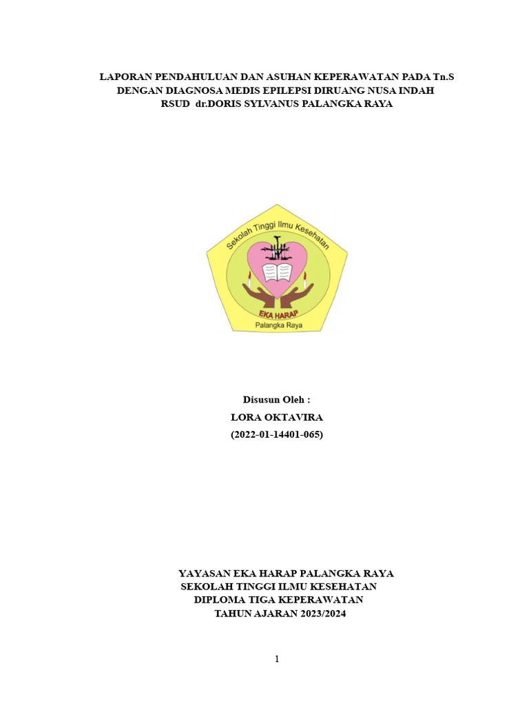 Laporan Pendahuluan Dan Asuhan Keperawatan Epilepsi | PDF Laporan Pendahuluan Dan Asuhan Keperawatan Epilepsi | PDF